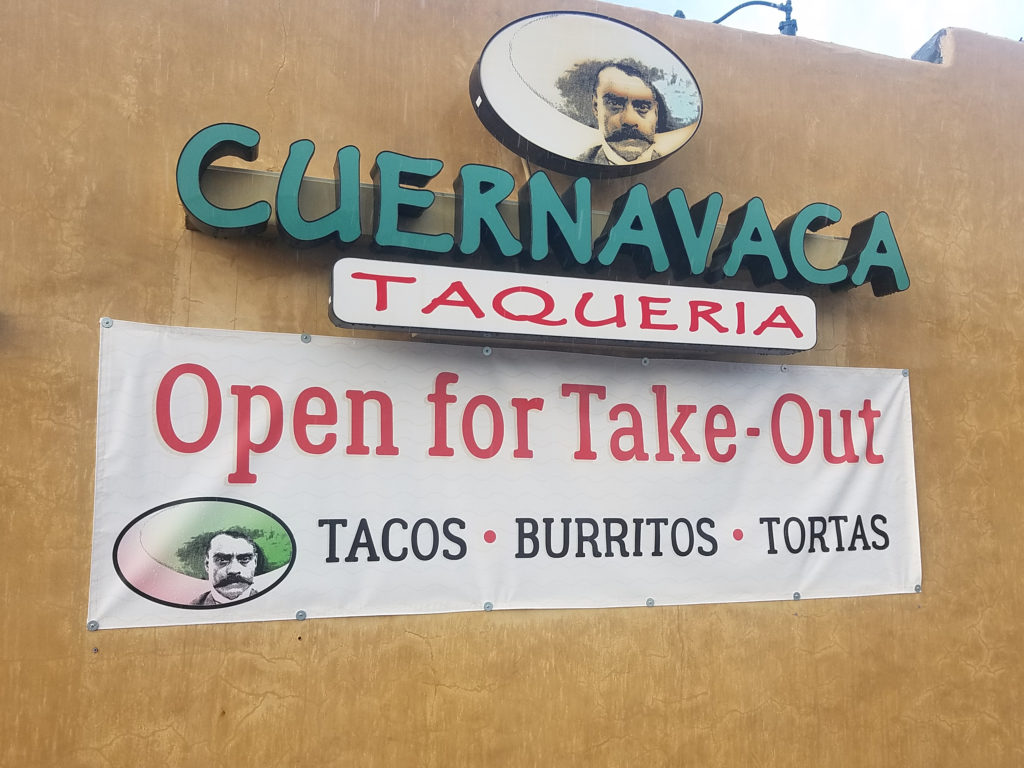 Restaurant Banners - Open for Take-Out - Dave's Signs