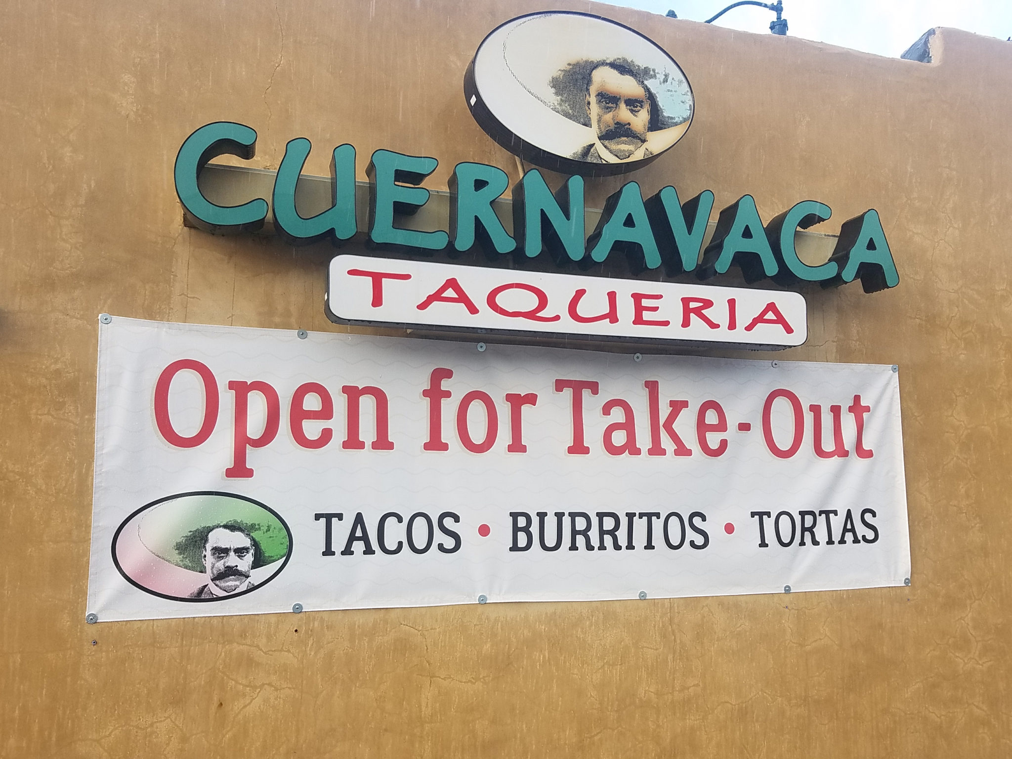 Restaurant Banners - Open for Take-Out - Dave's Signs